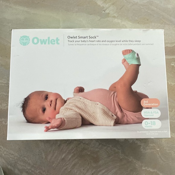 Owlet | Accessories | Owlet Smart Sock Monitor Track Your Babys Heart ...